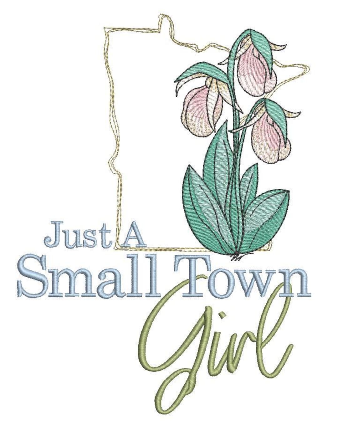 MINNESOTA GIRL - SHOWY Lady's Slippers - Sewing, Crafting, Embroidery ...