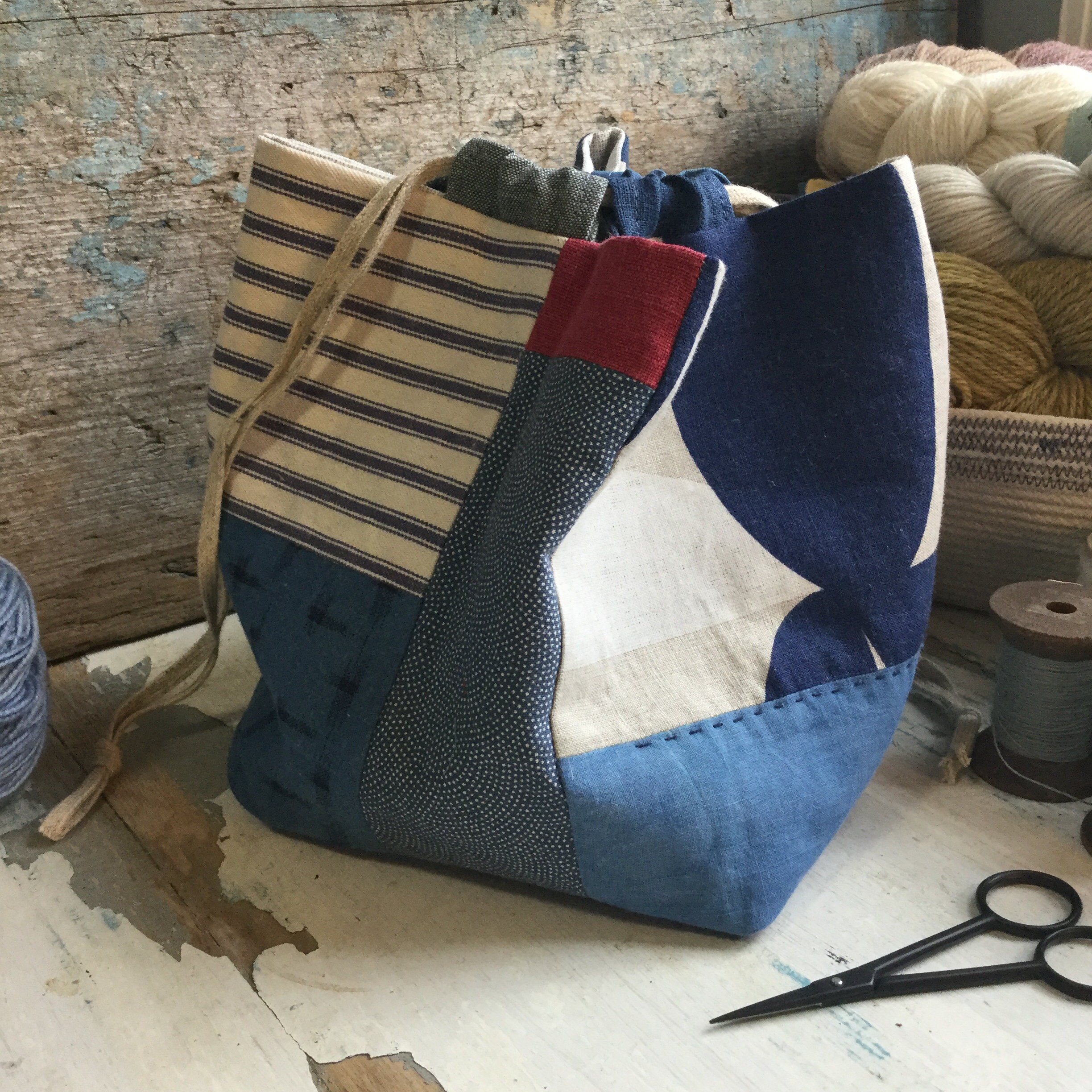 PDF Sewing Pattern Modern Japanese Rice Bag komebukuro - Etsy Sweden