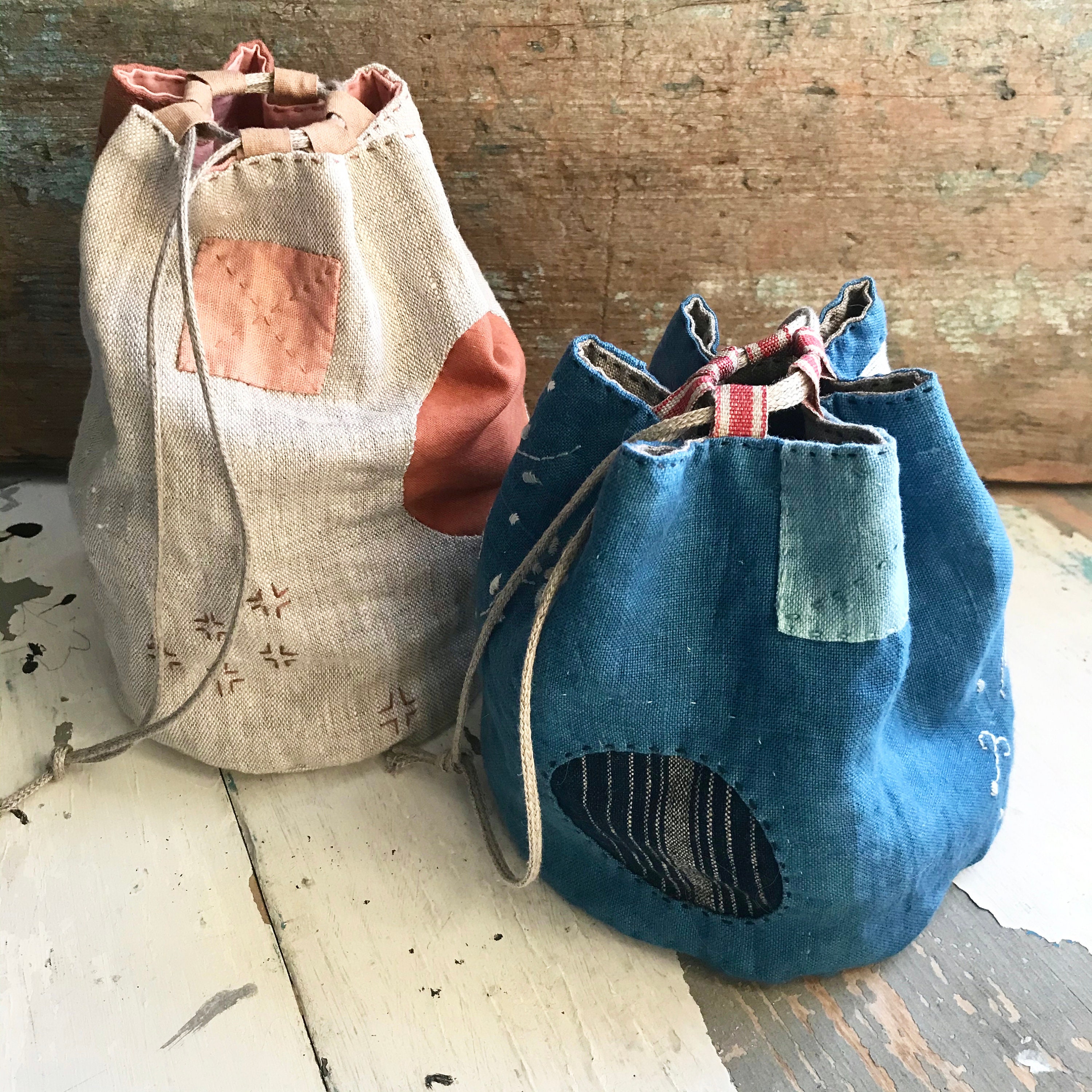 PDF Hand Sewing Pattern - Round Bottom Draw String Bag - Etsy