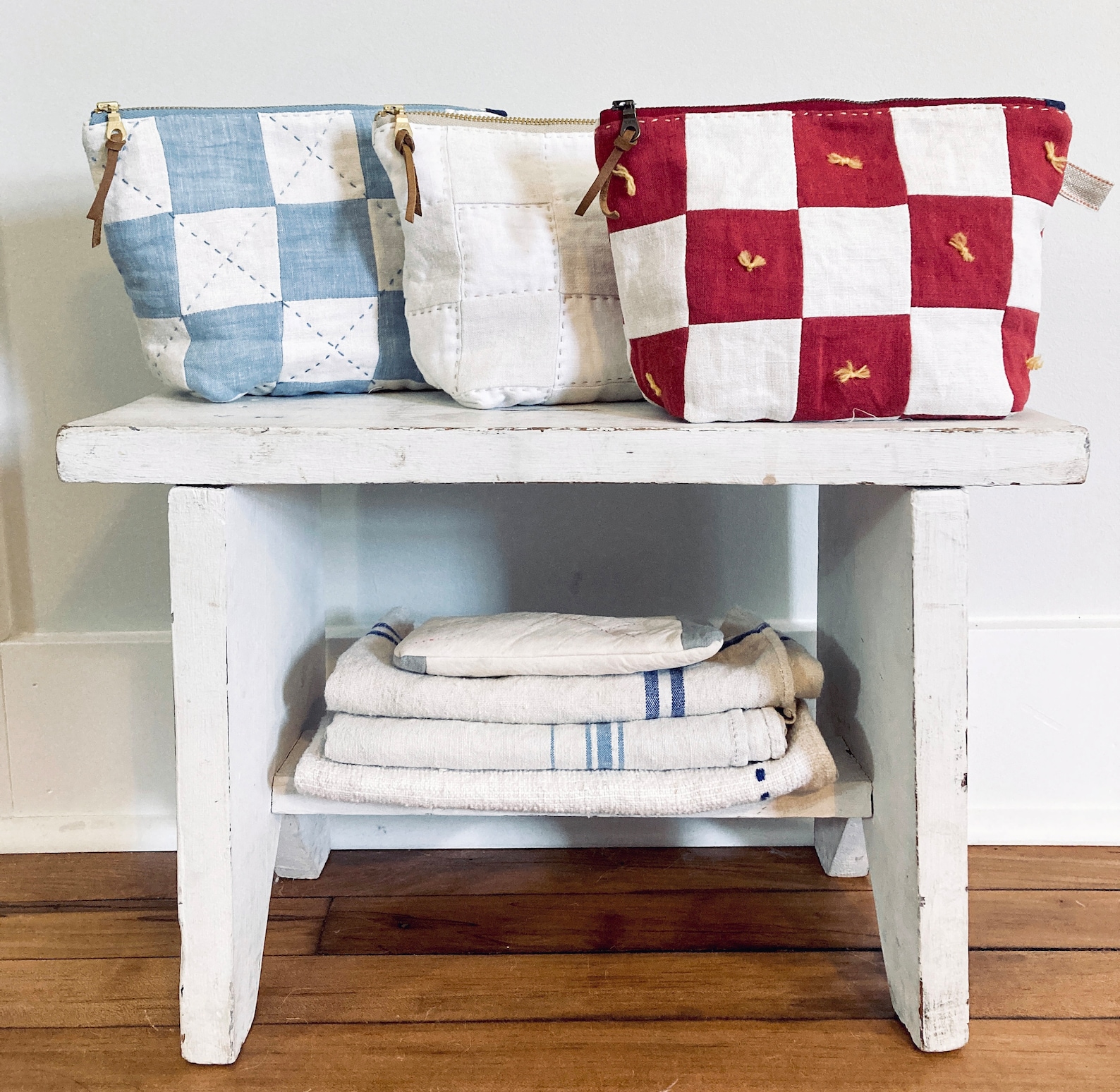 PDF Sewing Pattern - Quilted Hand Stitched Zipper Pouch - Etsy