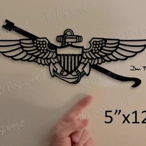 Tailhook Naval Aviator Wings Silhouette - You Earned It...display It ...
