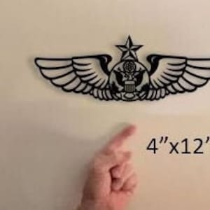 USAF Master Loadmaster Wings Silhouette You Earned It...display It - Etsy