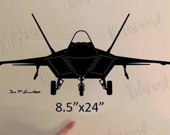 F-22 Raptor cup Decal F22 Decal, F-22 Sticker, Lockheed F-22 Raptor ...