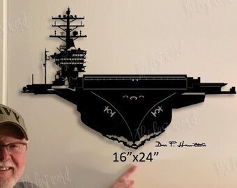 Nimitz Class Aircraft Carrier Print - CVN 68 Nimitz Class Carrier Art ...