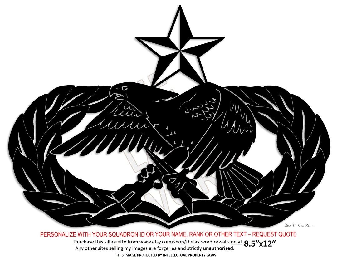 7 Level Sr. Aircraft Maintenance Badge Silhouette! You Earned It!! - Etsy