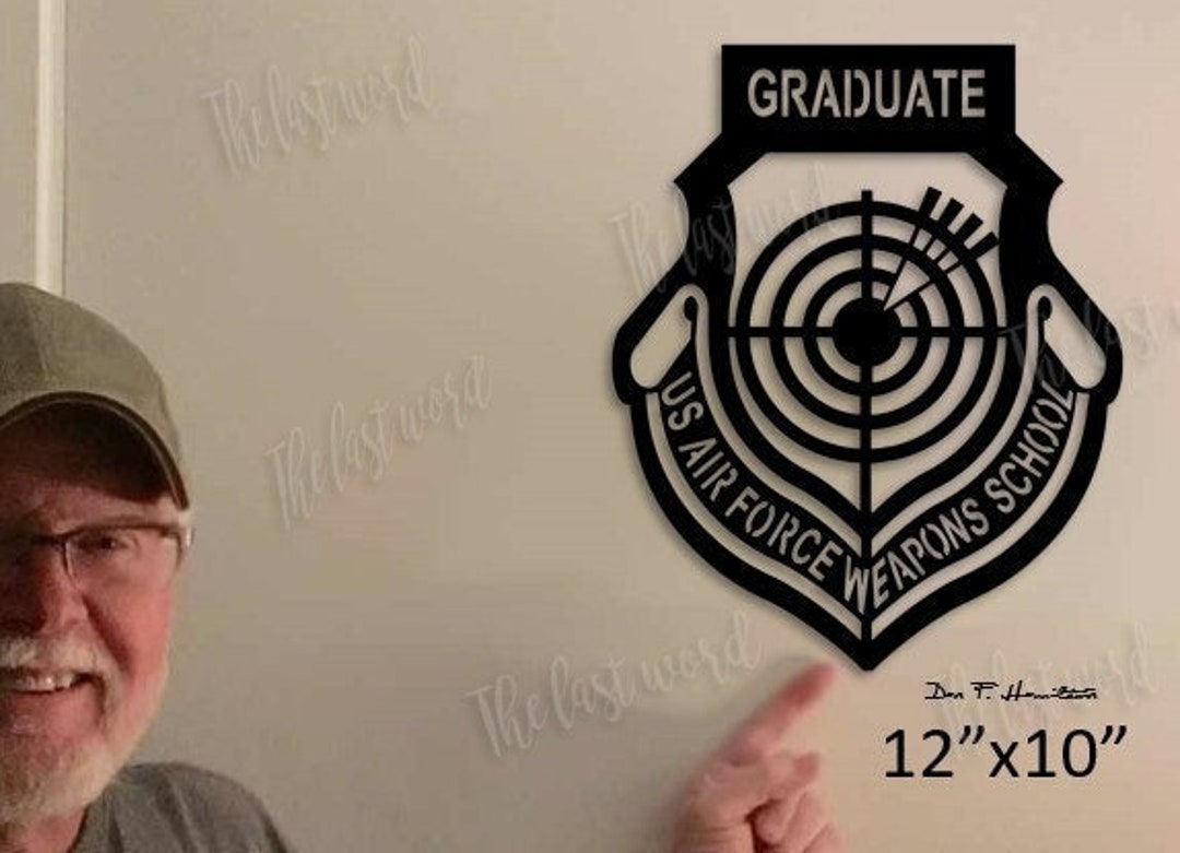 USAF Weapons School Graduate Patch...you Earned It! - Etsy