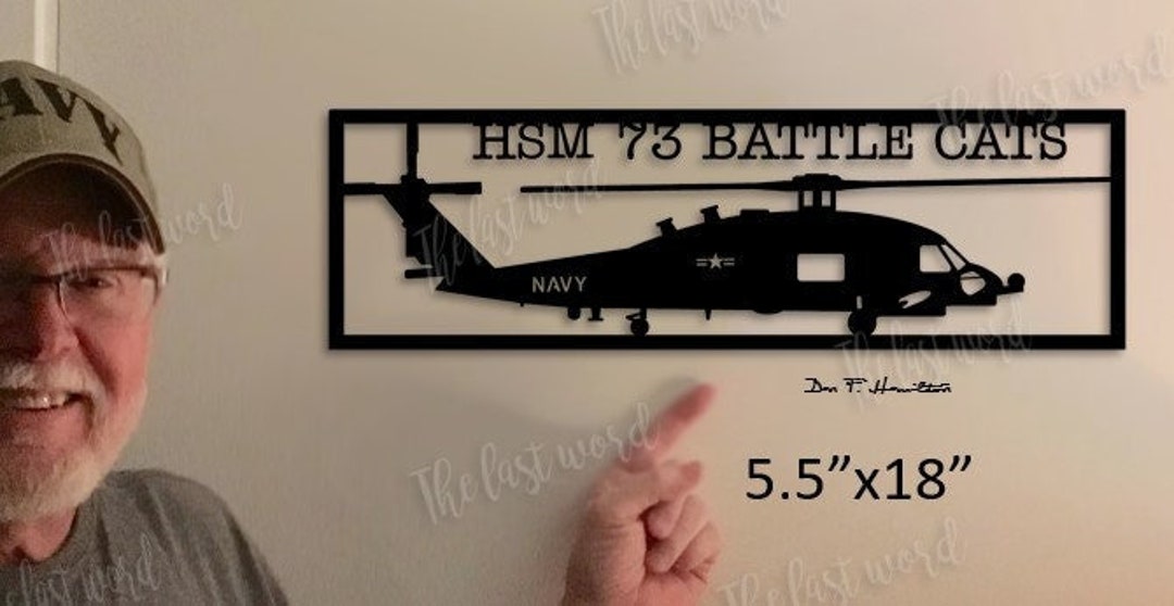 HSM 73 Battle Cats (MH60-R Seahawk) - Multi-mission Helicopter - Etsy