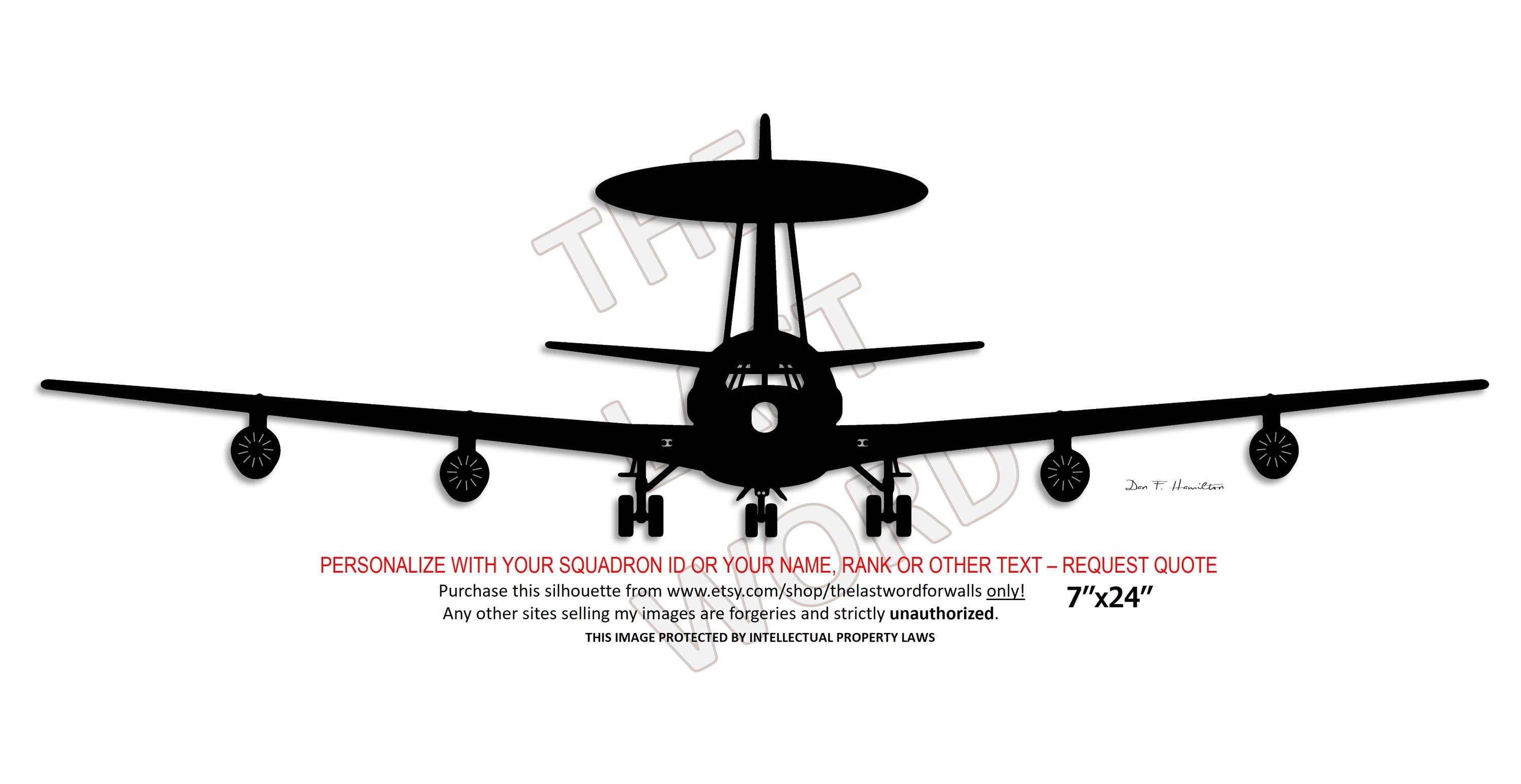 E3G Sentry AWACS Landing - Airborne Early Warning and Control Aircraft ...