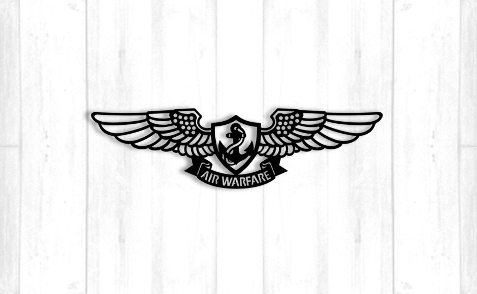 EAWS Wings enlisted Aviation Warfare Specialist Silhouette - Etsy