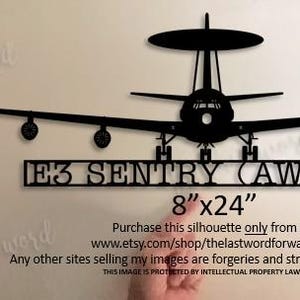E3G Sentry AWACS - Airborne Early Warning and Control Aircraft Wall Art ...