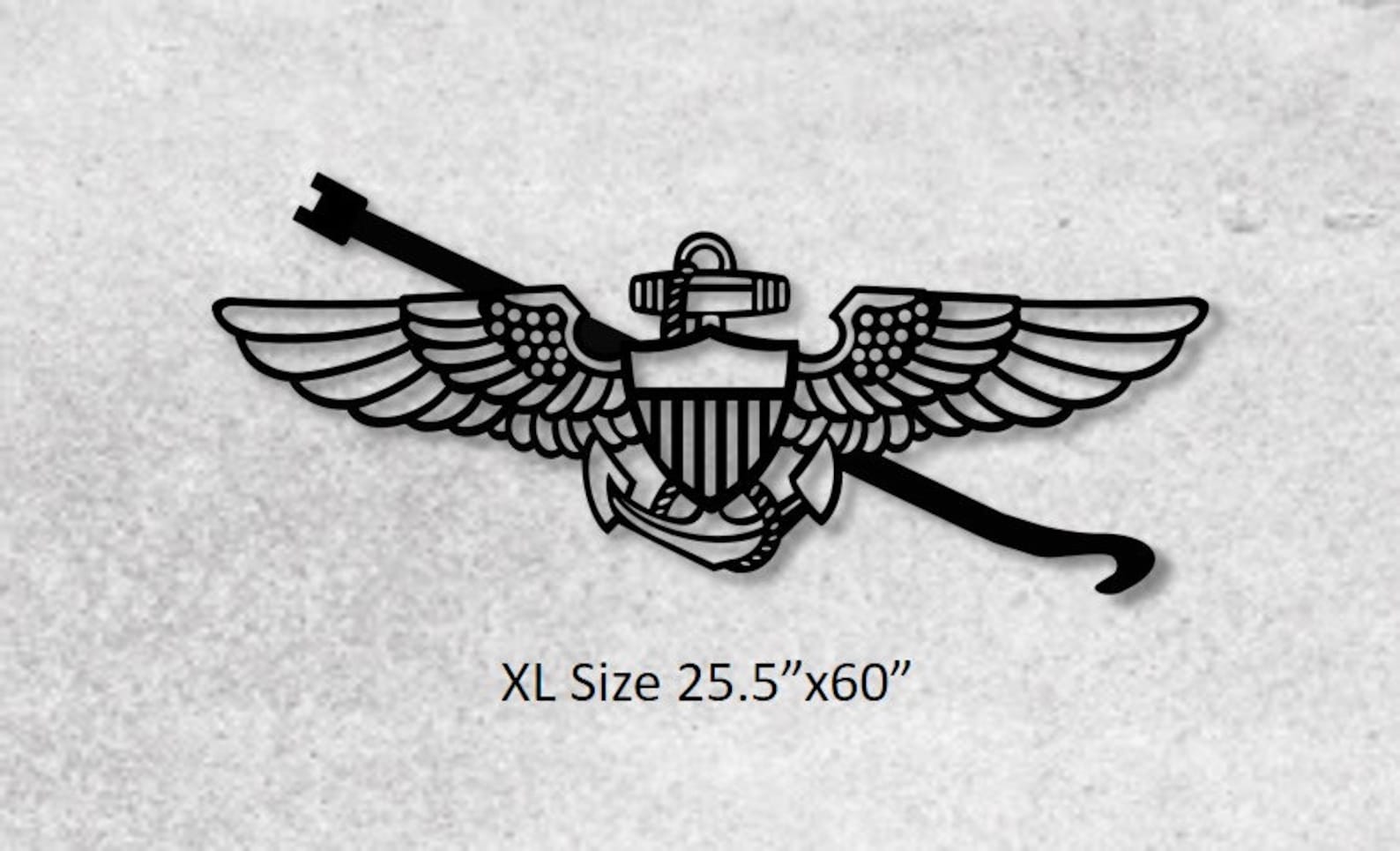 Tailhook Naval Aviator Wings XL Silhouette You Earned - Etsy
