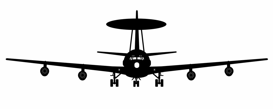 E3G Sentry AWACS Landing Airborne Early Warning and Control - Etsy UK