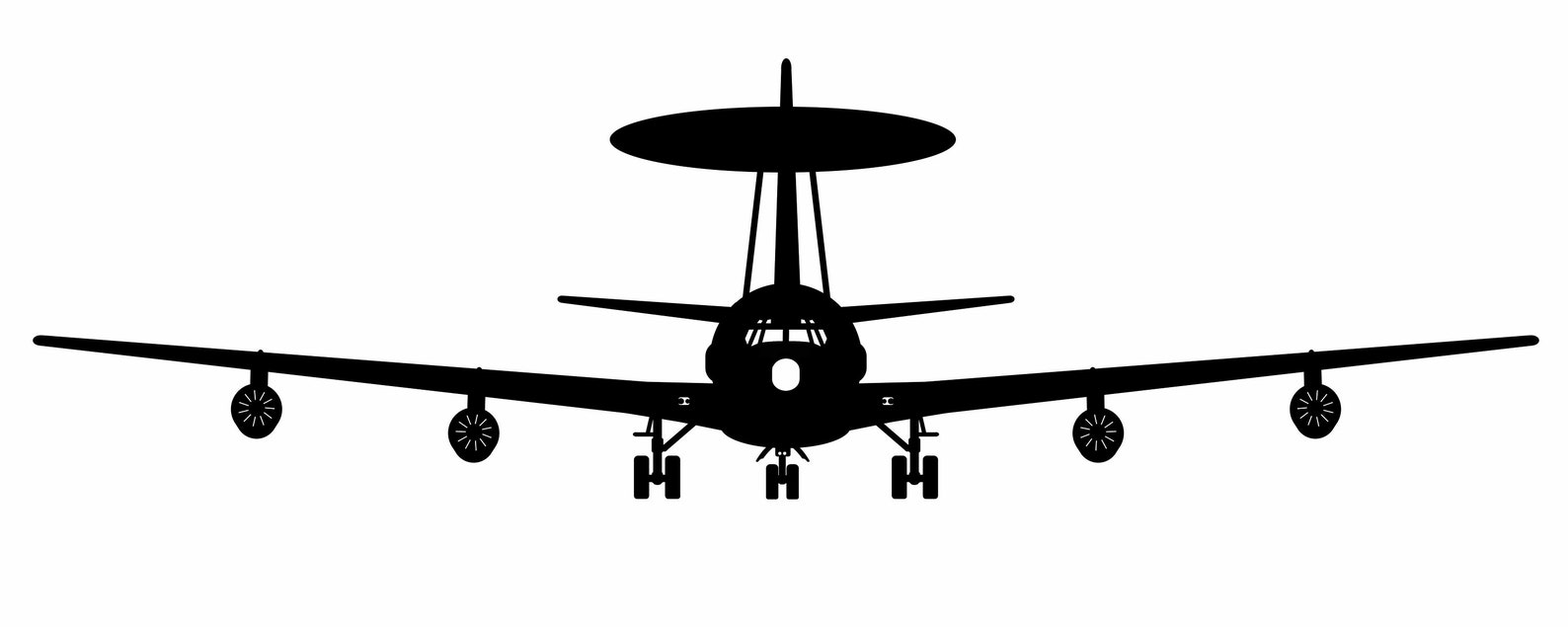 E3G Sentry AWACS Landing Airborne Early Warning and Control - Etsy