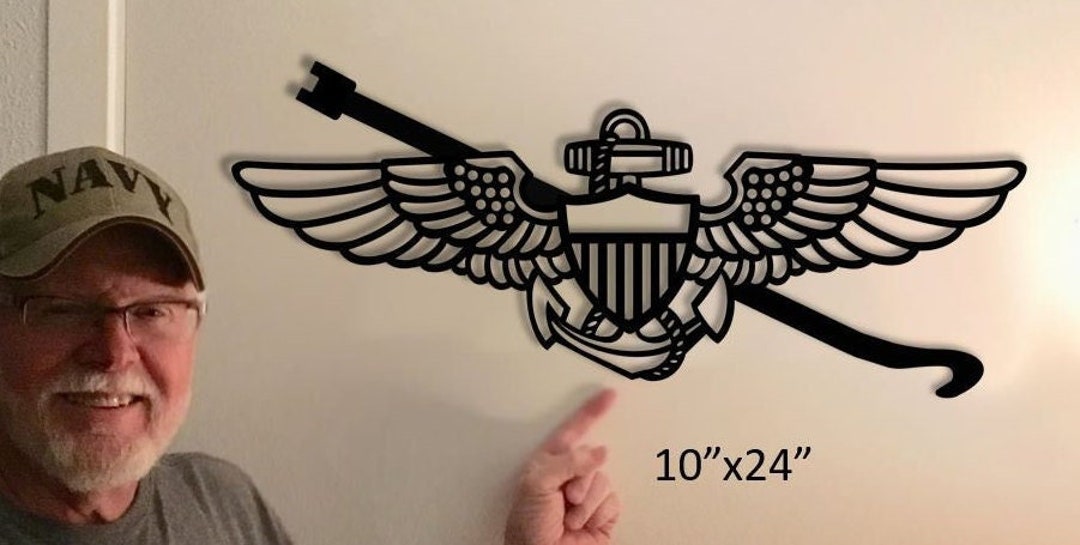 Tailhook Naval Aviator Wings - Large Silhouette - You Earned It ...
