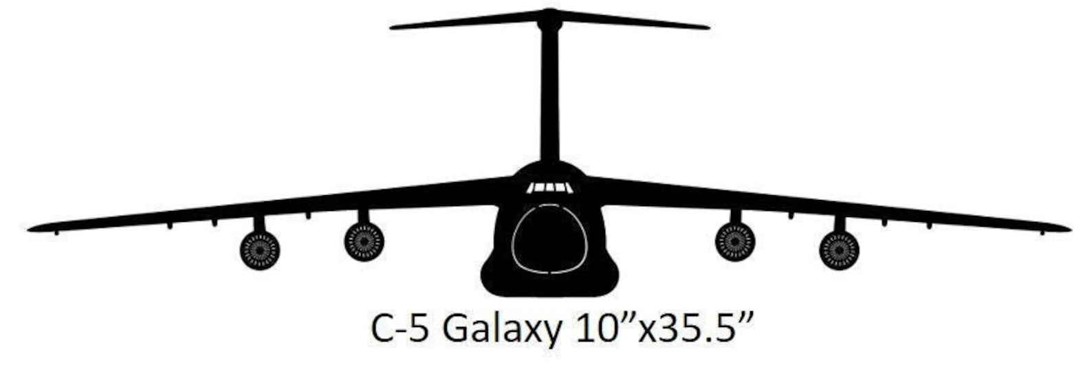 C-5 Galaxy Aircraft with Gear Up wall art Large - Etsy Italia