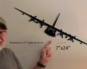 AC-130 H Spectre Gunship Aircraft Nose Art Panel - Etsy