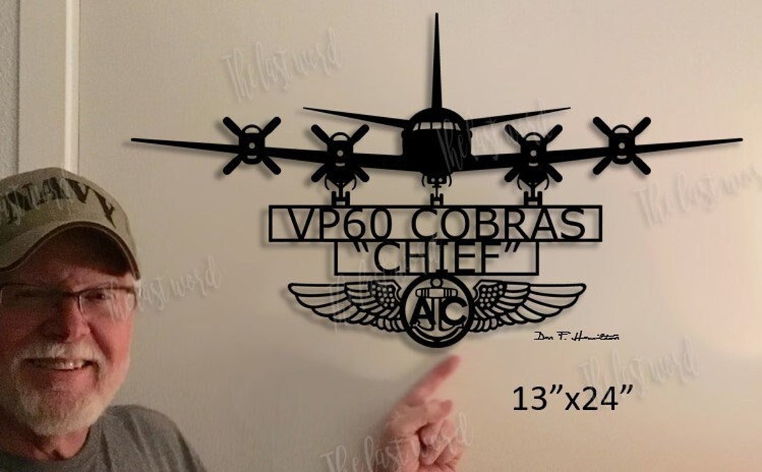 P3 VP-60 Cobras With Aircrew Wings Naval Aircraft Wall Art - Etsy