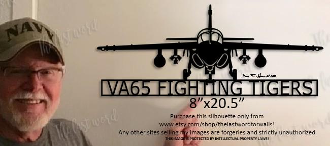 A6 VA65 Fighting Tigers - Naval Attack Aircraft - Etsy