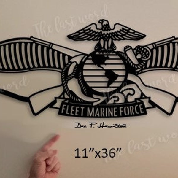 Fleet Marine Force Window Decal - Etsy