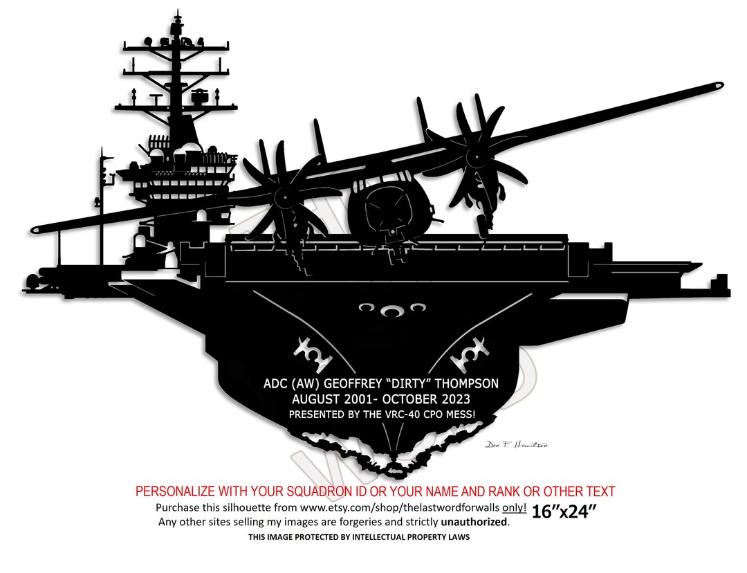 C-2 COD Launched From USS Eisenhower CVN-69 Aircraft Carrier ...