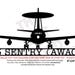 E3G Sentry AWACS - Airborne Early Warning and Control Aircraft Wall Art ...