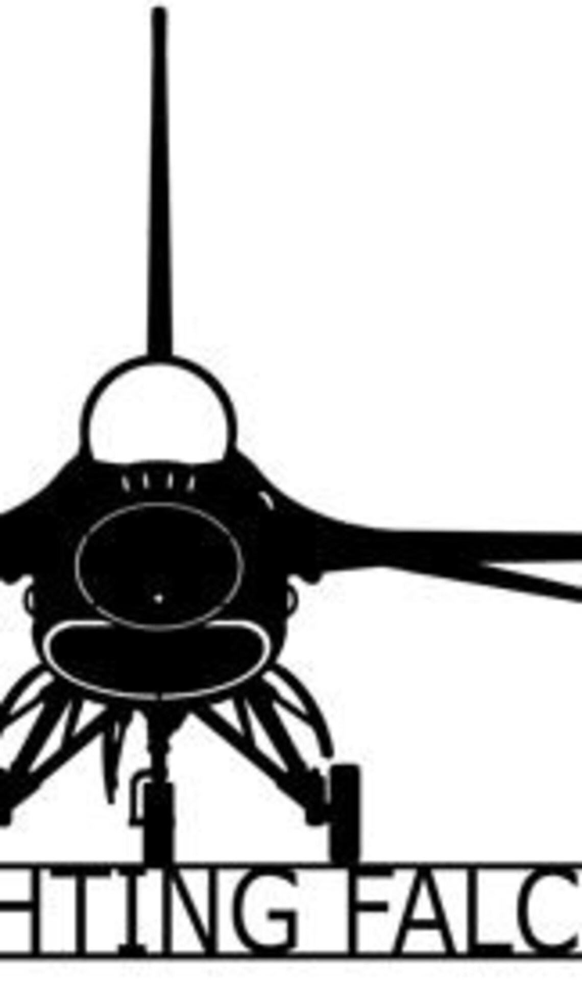 F-16 Fighting Falcon USAF Multirole Fighter | Etsy