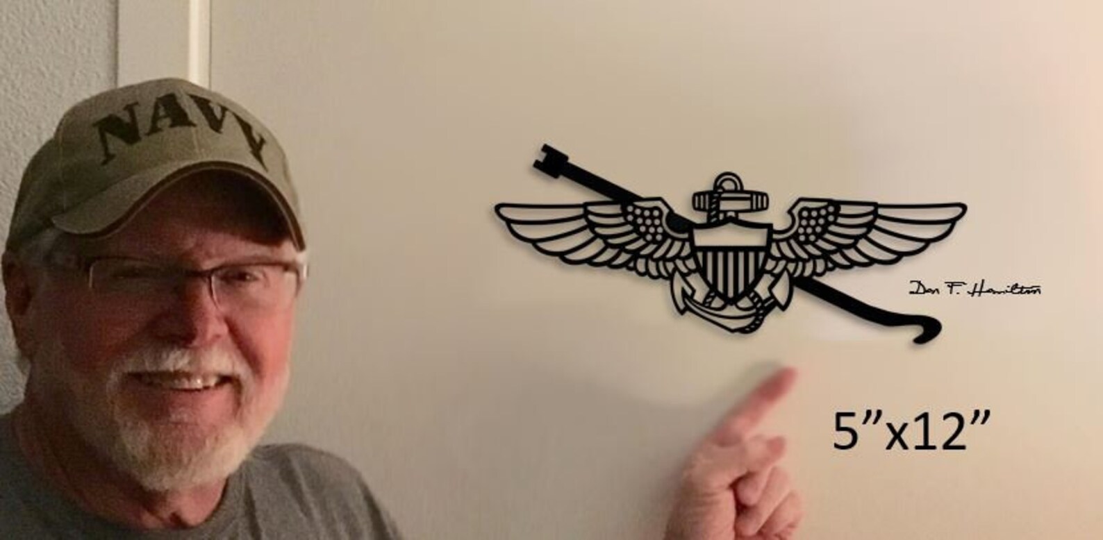 Tailhook Naval Aviator Wings Silhouette you earned | Etsy