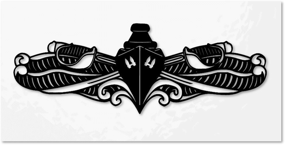 Surface Warfare Insignia Silhouette You Had to Qualify to - Etsy UK