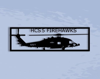 HSC-84 RED WOLVES HH60H Seahawk Special Warfare Helicopter | Etsy