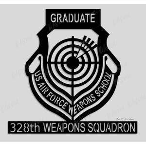 US Air Force Weapons School Graduate Patch 328th Weapon's Squadron ...