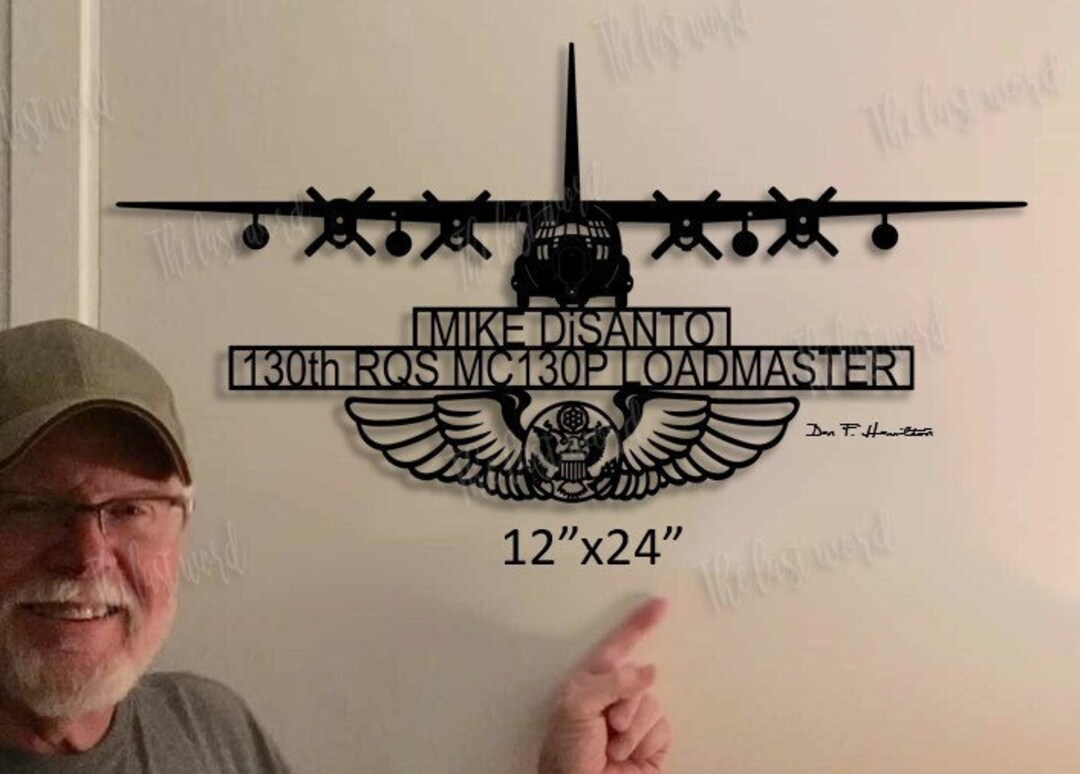 MC-130P Combat Shadow - 130th RQS MC130P Loadmaster, Personalized - Etsy