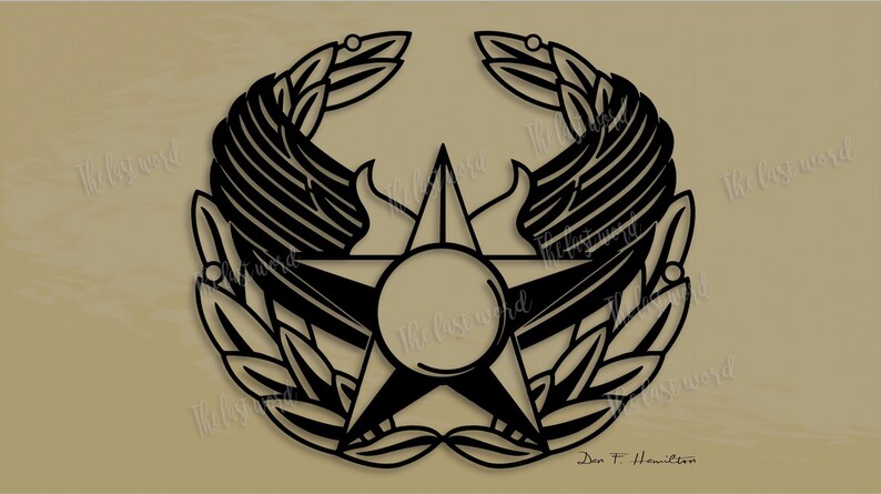 Air Force Commander Badge You Earned It...display It - Etsy