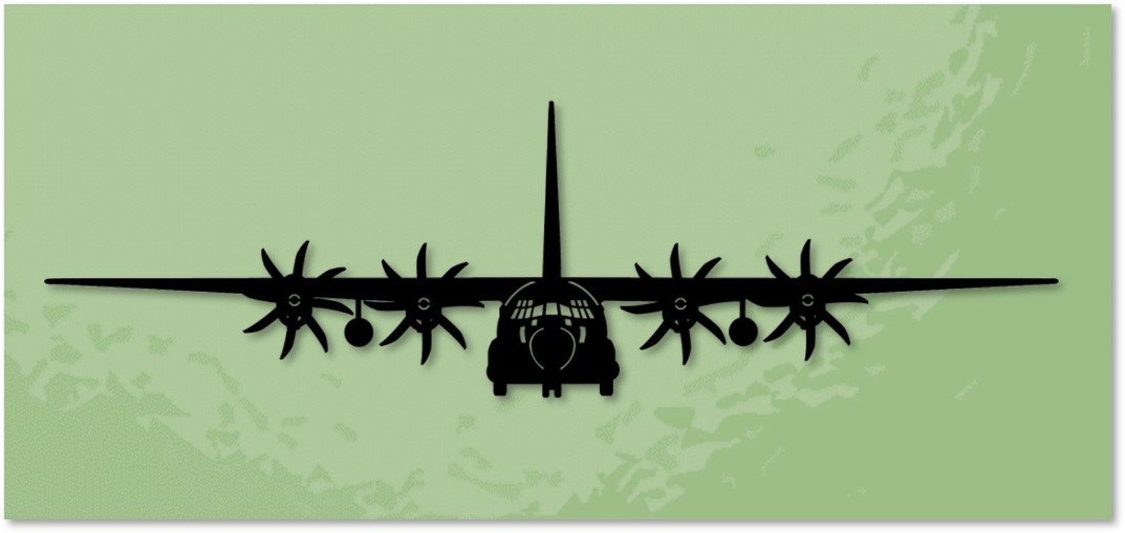 C-130 Hercules 8-blade Prop Aircraft Wall Art - Etsy