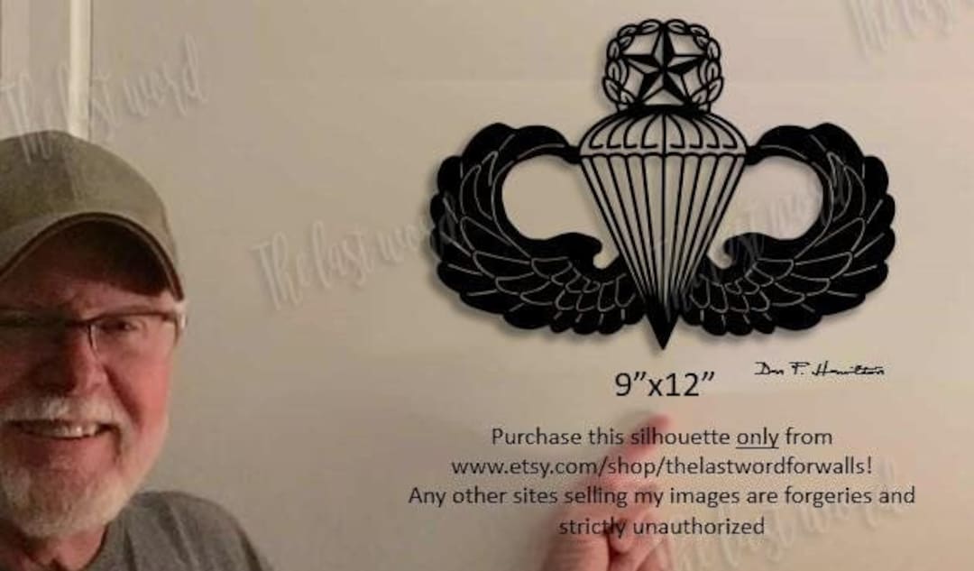US Army Master Airborne Wings... You Earned It!! - Etsy