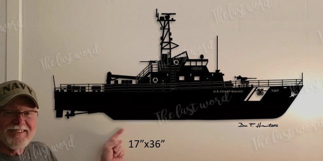 USCG Cutter "orcas" - Island Class Patrol Boat - Etsy