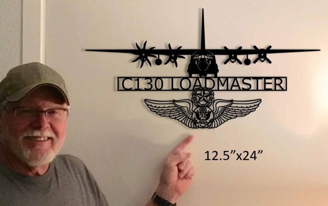C-130 Loadmaster With Chief Enlisted Wings (with 3 Different Prop ...