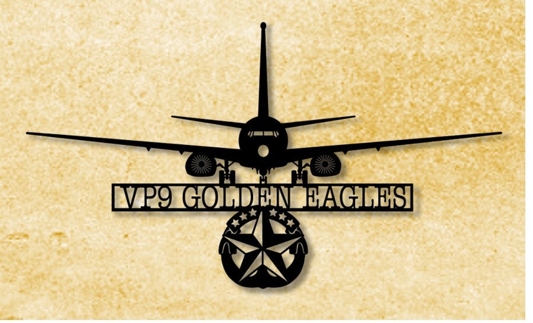 P8 VP9 Golden Eagles With "command at Sea" Badge - Etsy