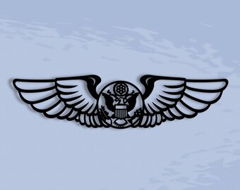 USAF Master Loadmaster Wings Silhouette You Earned | Etsy