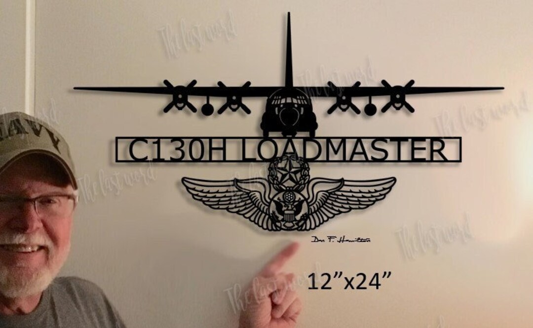 C-130H Hercules Loadmaster With Chief Aircrew Wings - Etsy