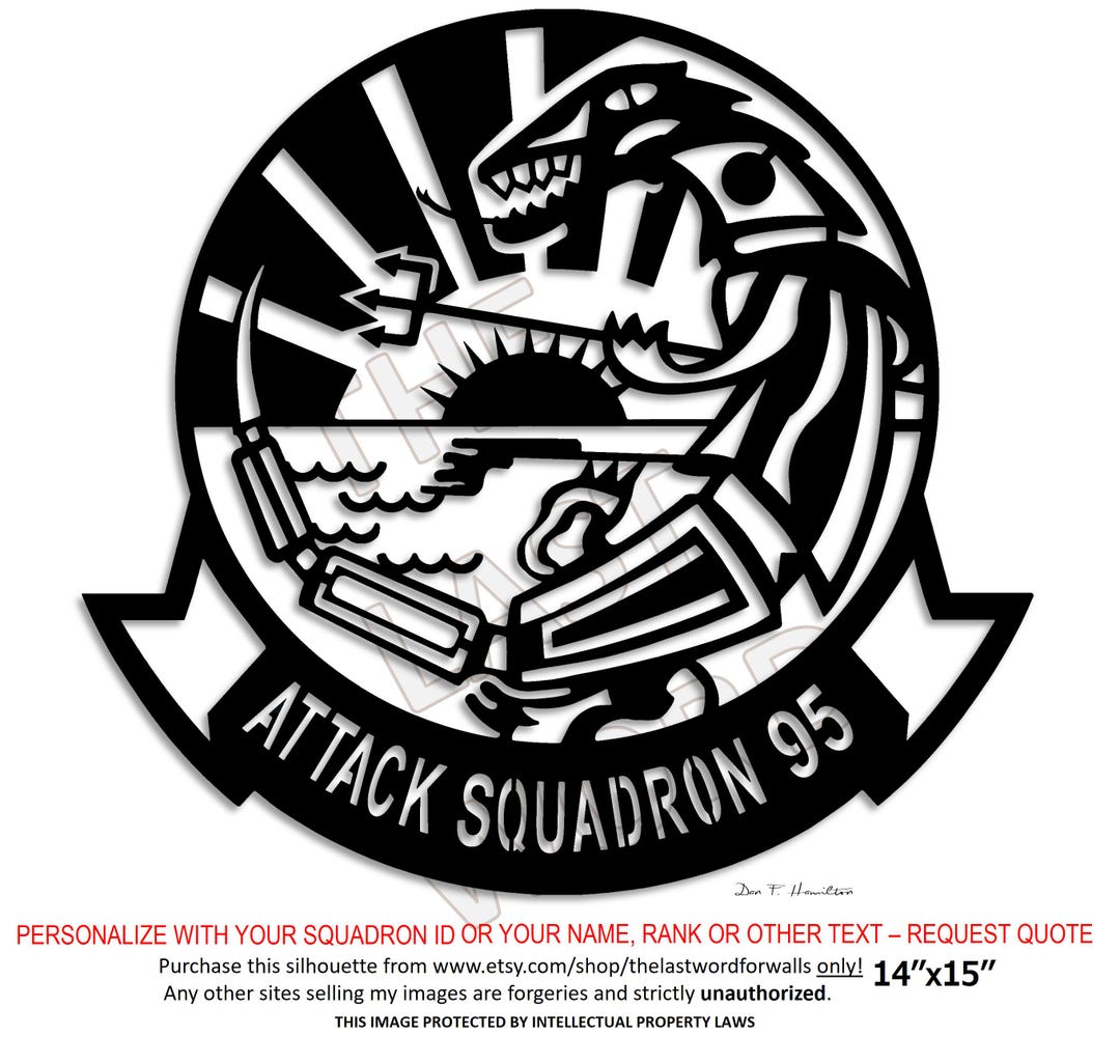 VA-95 Insignia Silhouette - Etsy Sweden
