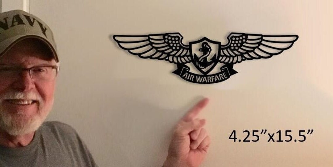 EAWS Wings enlisted Aviation Warfare Specialist Silhouette You Earned ...