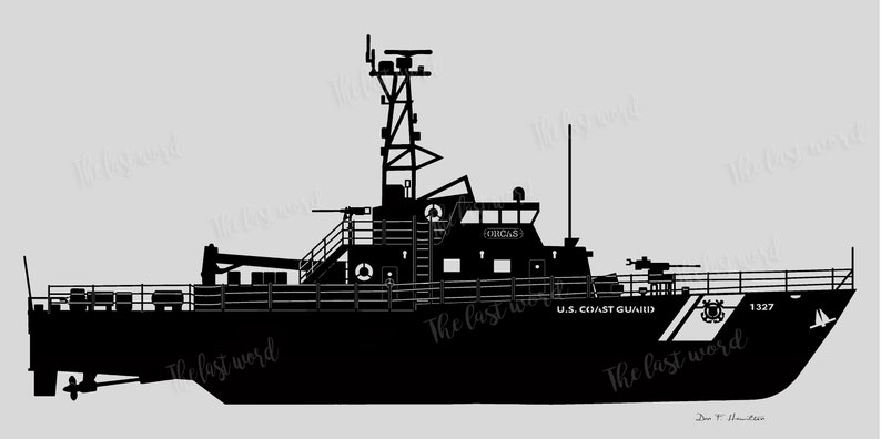 USCG Cutter orcas Island Class Patrol Boat - Etsy