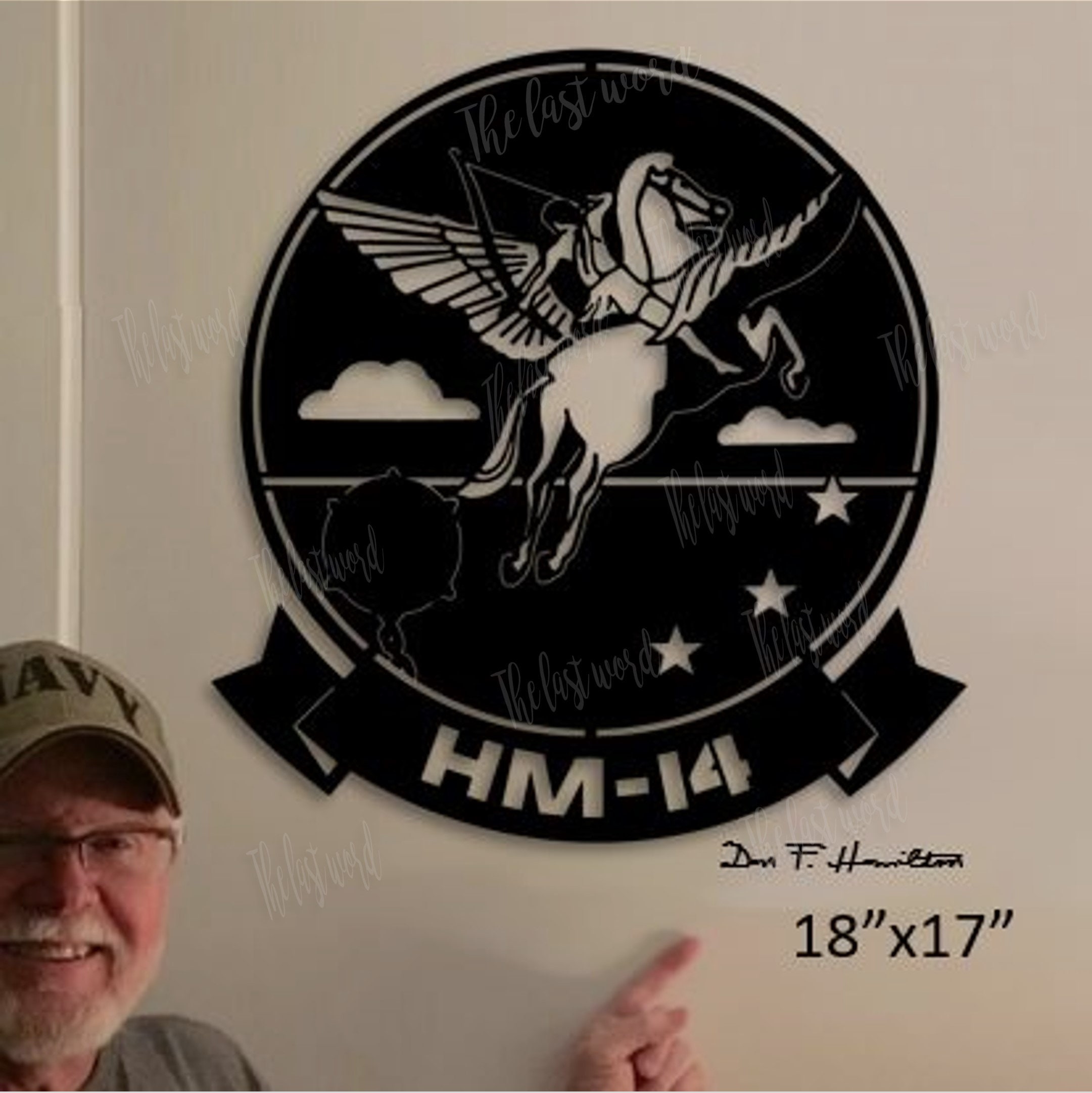 HM-14 Vanguard Insignia Silhouette the World Famous - Etsy