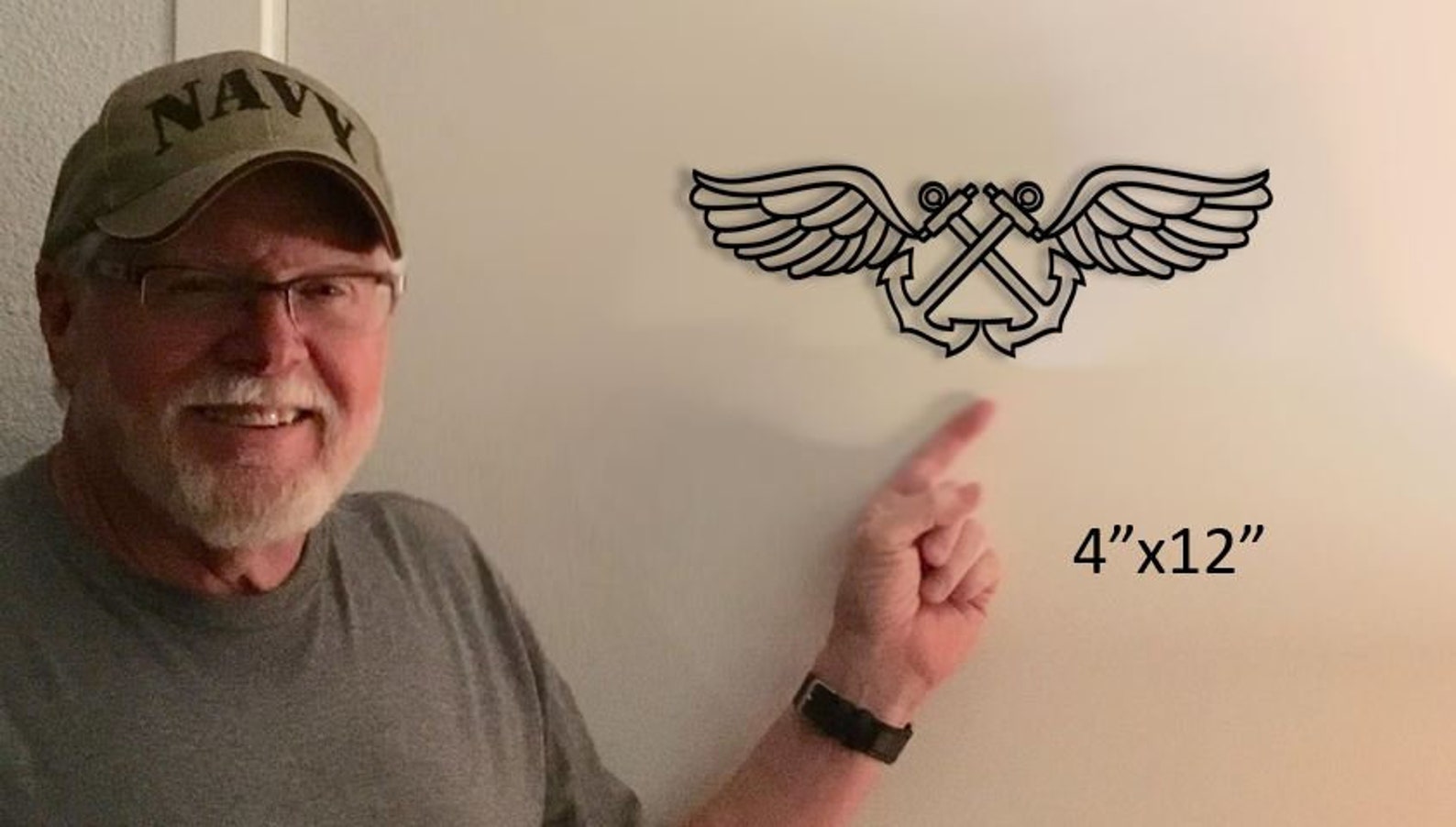 ABH Wings aviation Boatswain's Mate Silhouette | Etsy