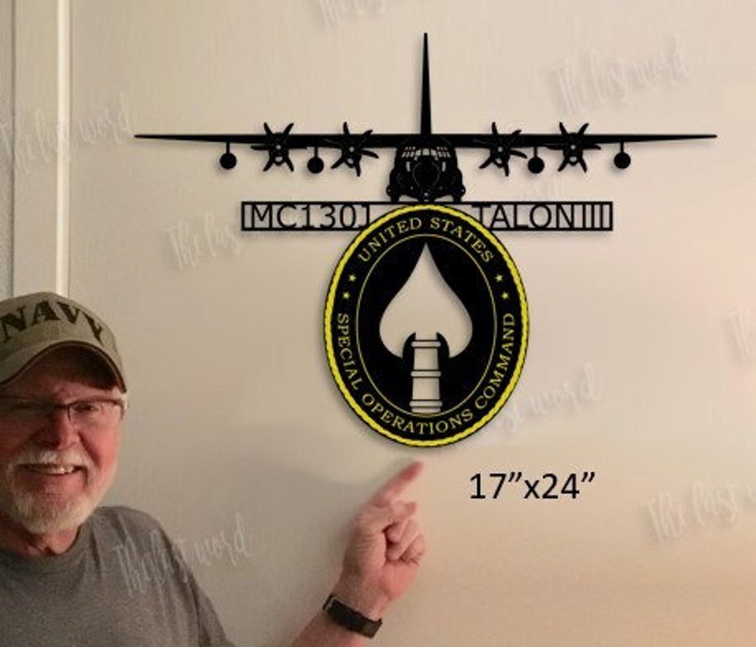 MC-130J Commando II SOCOM Insignia - Personalized - You Earned It! - Etsy