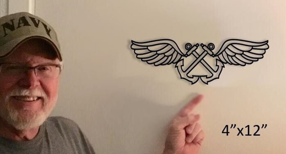 ABH Wings (aviation Boatswain's Mate) Silhouette - Etsy