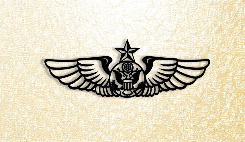 USAF Master Loadmaster Wings Silhouette You Earned | Etsy