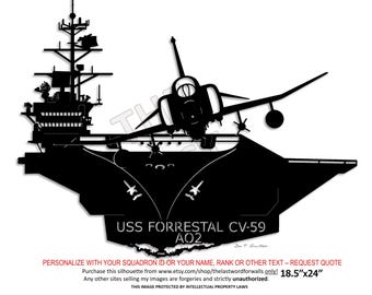 3 X 5 USS Forrestal Flag - Etsy