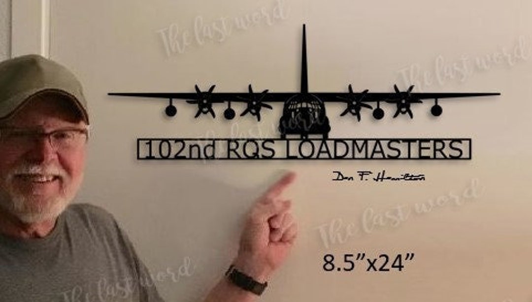 HC-130J Combat King II "102nd RQS Loadmasters" Aircraft Wall Art - Etsy
