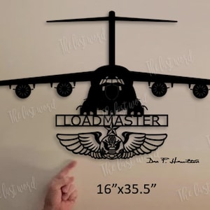 C-17 Globemaster (large), Loadmaster With Sr. Enlisted Wings- Strategic ...